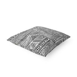 Bilderwelten Dekokissen Kissenbezug schwarz weiss originell modern - Stadtlandschaft - Bett Couch Sofakissen Bezug & F&uuml;llung in 40x40 50x50 60x60