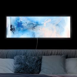 Bilderwelten LED-Wechselbild Indigo & Rouge I