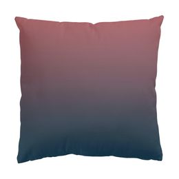 Bilderwelten Dekokissen Kissenbezug blau Abstrakt - Sonnenuntergang Farbverlauf - Bett Couch Sofakissen Bezug & F&uuml;llung in 40x40 50x50 60x60