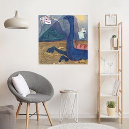 Bilderwelten Glasbild originell Abstrakt einzigartig Glas Wandbild - Wassily Kandinsky - Mondnacht - Deko Wohnzimmer Schlafzimmer
