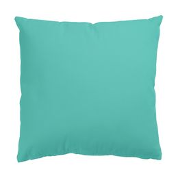 Bilderwelten Dekokissen t&uuml;rkis Unifarben - T&uuml;rkis - Bett Couch Sofakissen Bezug & F&uuml;llung in 40x40 50x50 60x60