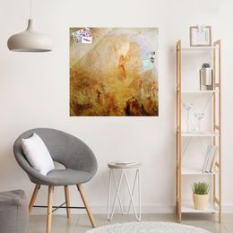 Bilderwelten Glasbild originell Abstrakt einzigartig Glas Wandbild - William Turner - Engel vor Sonne - Deko Wohnzimmer Schlafzimmer