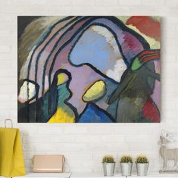 Bilderwelten Leinwandbild - Querformat Wassily Kandinsky - Improvisation