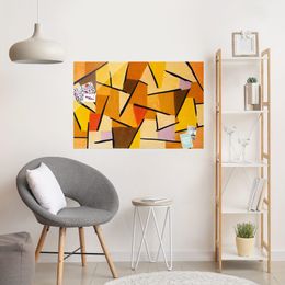 Bilderwelten Glasbild - Querformat Paul Klee - Harmonisierter Kampf