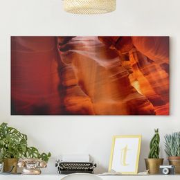 Bilderwelten Leinwandbild - Querformat Antelope Canyon