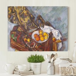 Bilderwelten Leinwandbild Paul C&eacute;zanne - Stillleben Fr&uuml;chte