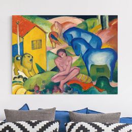 Bilderwelten Leinwandbild - Querformat Franz Marc - Der Traum