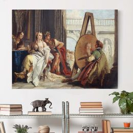 Bilderwelten Leinwandbild Giovanni Battista Tiepolo - Alexander der Gro&szlig;e