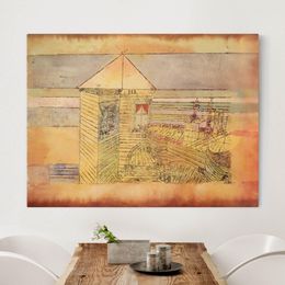 Bilderwelten Leinwandbild - Querformat Paul Klee - Wunderbare Landung