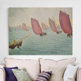 Bilderwelten Leinwandbild - Querformat Paul Signac - Regatta vor Concarneau