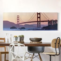 Bilderwelten Leinwandbild - Panorama San Francisco Romance