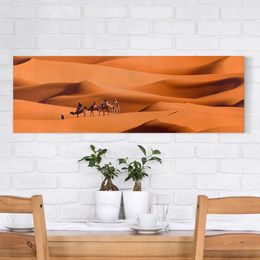 Bilderwelten Leinwandbild - Panorama Namib Desert