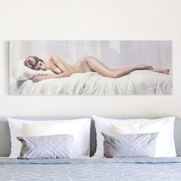 Bilderwelten Leinwandbild - Panorama Sleeping Beauty