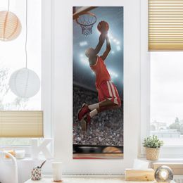 Bilderwelten Leinwandbild - Hochformat Dunking