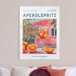 Bilderwelten Leinwandbild Aperol Spritz - Il dolce far niente