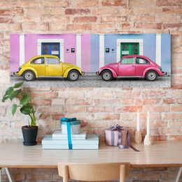 Bilderwelten Leinwandbild - Panorama Beetle Duell