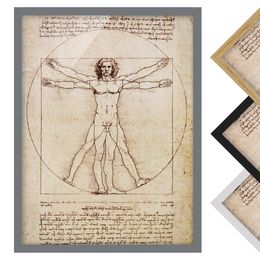 Bilderwelten Bild mit Rahmen - Hochformat Da Vinci