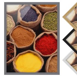 Bilderwelten Bild mit Rahmen - Hochformat Colourful Spices