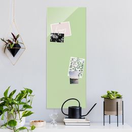 Bilderwelten Glasbild Unifarben gr&uuml;n Glas Wandbild - Mint - Deko Wohnzimmer Schlafzimmer