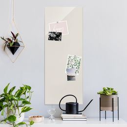 Bilderwelten Glasbild Unifarben beige Glas Wandbild - Meersand - Deko Wohnzimmer Schlafzimmer