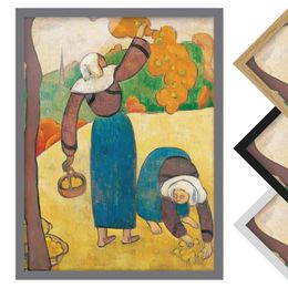 Bilderwelten Bild mit Rahmen - Hochformat Emile Bernard - Bretonische B&auml;uerinnen