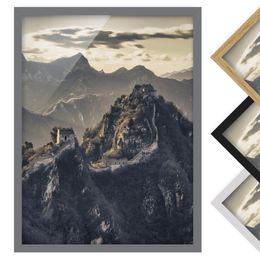 Bilderwelten Bild mit Rahmen - Hochformat Die gro&szlig;e chinesische Mauer