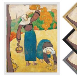 Bilderwelten Bild mit Rahmen - Hochformat Emile Bernard - Bretonische B&auml;uerinnen