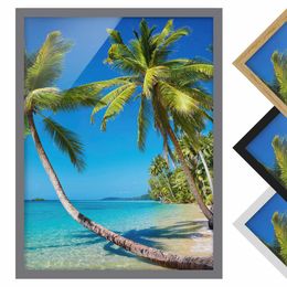 Bilderwelten Bild mit Rahmen - Hochformat Beach of Thailand