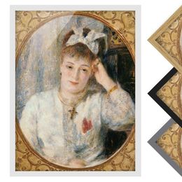 Bilderwelten Bild mit Rahmen originell einzigartig modern inkl. Rahmung - Auguste Renoir - Marie Murer - Deko Wohnzimmer Schlafzimmer