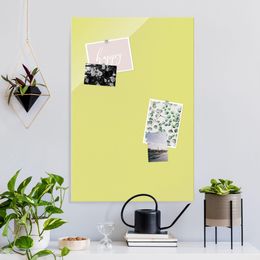 Bilderwelten Glasbild Unifarben gr&uuml;n Glas Wandbild - Pastellgr&uuml;n - Deko Wohnzimmer Schlafzimmer