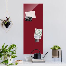 Bilderwelten Glasbild Unifarben rot Glas Wandbild - Amarena - Deko Wohnzimmer Schlafzimmer