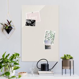 Bilderwelten Glasbild Unifarben beige Glas Wandbild - Meersand - Deko Wohnzimmer Schlafzimmer