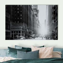 Bilderwelten Akustikbild Lebhaftes New York