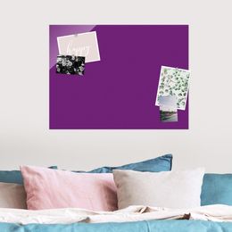 Bilderwelten Glasbild Unifarben violett Glas Wandbild - Colour Purple - Deko Kinderzimmer Baby M&auml;dchen Jungen
