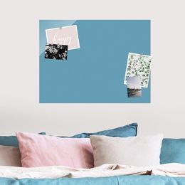 Bilderwelten Glasbild Unifarben blau Glas Wandbild - Meerblau - Deko Wohnzimmer Schlafzimmer