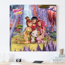 Bilderwelten Leinwandbild modern Kunstdruck Leinwanddruck - Mia and me - Mia und Freunde - Wandbild XXL Kinderzimmer Baby M&auml;dchen Jungen