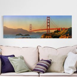 Bilderwelten Leinwandbild - Panorama Baker Beach