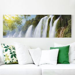 Bilderwelten Leinwandbild - Panorama Amazon Waters