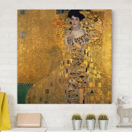 Bilderwelten Leinwandbild originell modern Kunstdruck gold - Gustav Klimt - Adele Bloch-Bauer I - Wandbild XXL Wohnzimmer Schlafzimmer