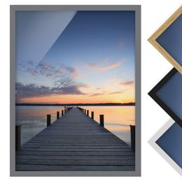 Bilderwelten Bild mit Rahmen - Hochformat Ort der Ruhe