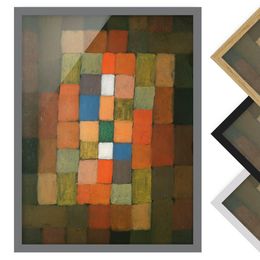 Bilderwelten Bild mit Rahmen - Hochformat Paul Klee - Steigerung