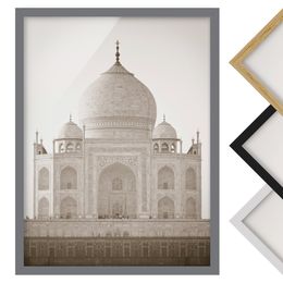 Bilderwelten Bild mit Rahmen - Hochformat Taj Mahal