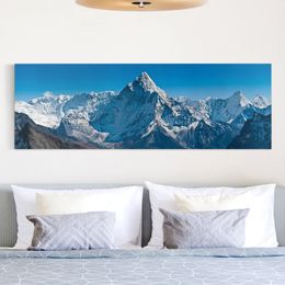 Bilderwelten Leinwandbild - Panorama Der Himalaya
