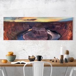 Bilderwelten Leinwandbild - Panorama Colorado River Glen Canyon