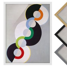 Kunstdruck mit Rahmen Robert Delaunay - Endloser Rhythmus
