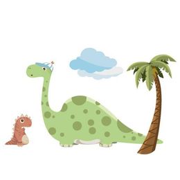 Bilderwelten Wandtattoo No.MW90 Dinobande Tiny und Bronto