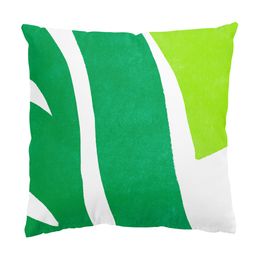 Bilderwelten Dekokissen 2er Set gr&uuml;n originell Pop Art - Formen in Farbe - Gr&uuml;n Gelb Mix Duo - Bett Couch Sofakissen Bezug & F&uuml;llung in 40x40 50x50 60x60