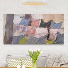 Bilderwelten Leinwandbild - Querformat Franz Marc - Flatternde W&auml;sche