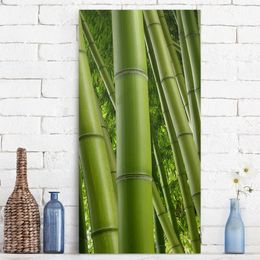 Bilderwelten Leinwandbild - Hochformat Bamboo Trees