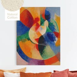 Bilderwelten Leinwandbild - Hochformat Robert Delaunay - Kreisformen, Sonne